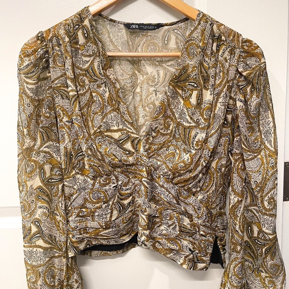 Zara | Tops | Zara Night Blouse | Poshmark